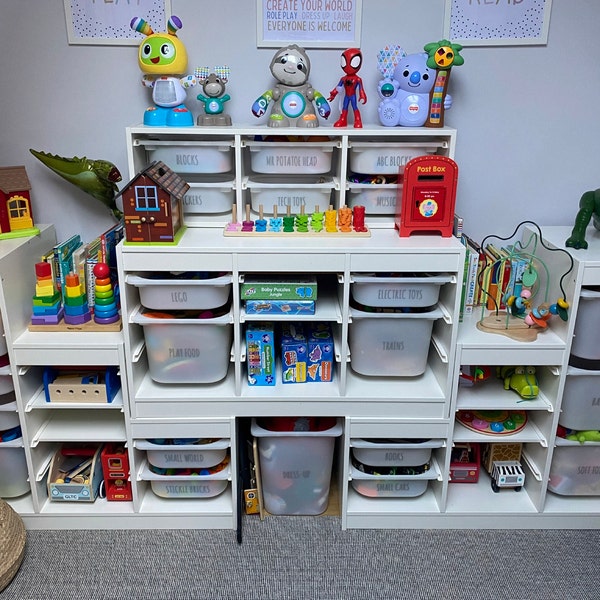 LABELS IKEA Kallax , Trofast Toy Storage Labels Playroom Kidsroom ...