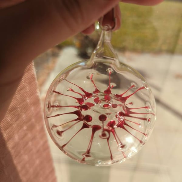 Handcrafted Vibrant Glass Spring Garden Flower Plate - Unique Fused ...