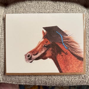 Graduation Card - Horse, Grad Card, College Graduation, High School ...