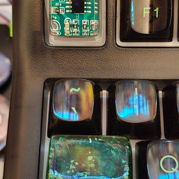 Circuit Board Chip Keycap, Artisan Keycap, Keycap Set for MX Cherry ...