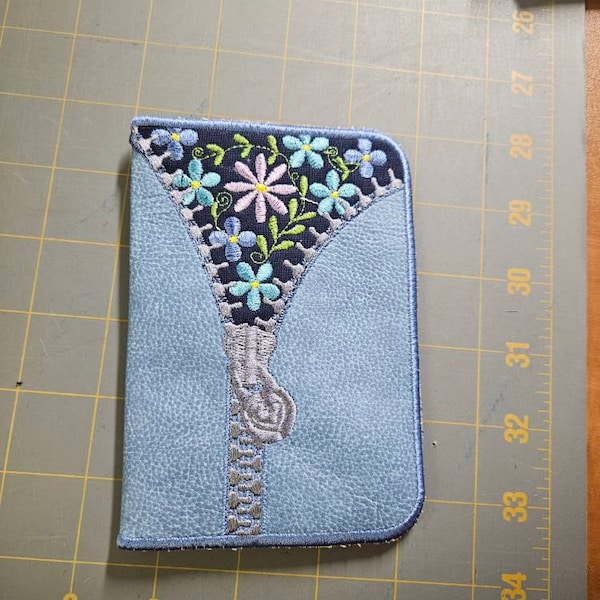 In the Hoop Cover for Book Flowers Machine Embroidery Design ITH ...