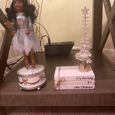 Christmas Book Bundle, Rustic, Mini Book Stack, Christmas Decor ...