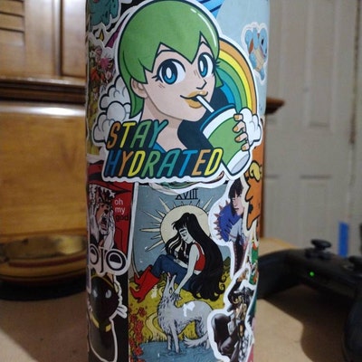 Anime stay Hydrated Sticker - Etsy
