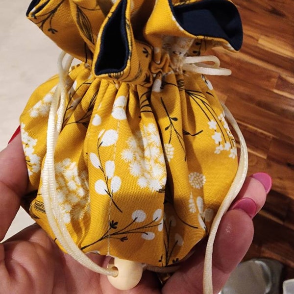 Travel Jewelry Pouch With Drawstring and Pockets - Etsy