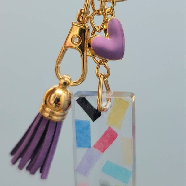 Eras Tour Concert Confetti Hand Made Keychain. - Etsy