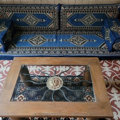 4 Single Arabic Sofa, Daybed Cushion, Floor Cushion, Reading Nook ...