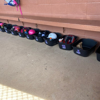 Baseball Number DECALS Helmet Decals Dugout Buckets Decals Baseball ...