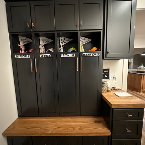 Small Locker Metal Names Entry Decor Name Locker Name Tree Hall Small ...