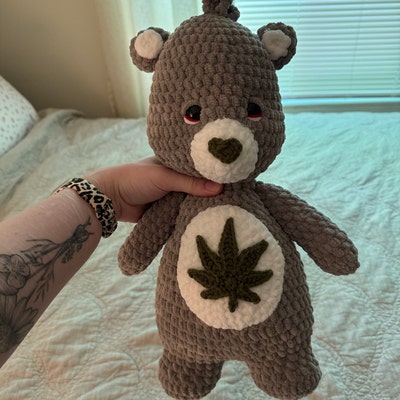 Soft Stoney Bear Crochet Pattern PDF PATTERN ONLY, Care Bear Inspired Crochet, Weed Crochet ...
