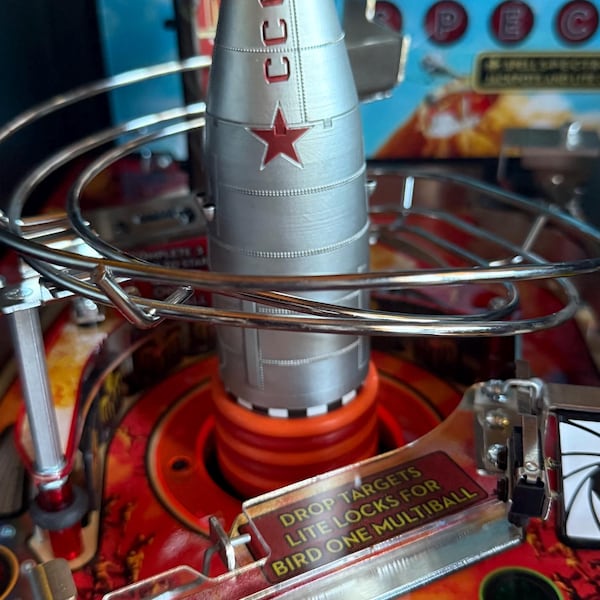 Stern Godzilla Pinball Light-up UFO Hoop Rail Mod Kit - Etsy