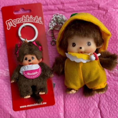 Monchhichi Cham Cham Keychain - Etsy