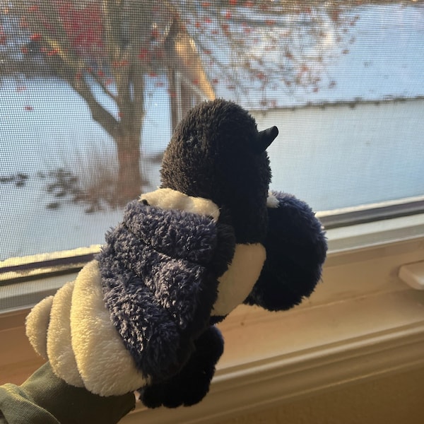 Plush Magpie MAGGIE - Etsy