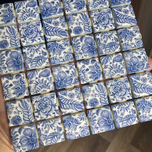 Funky Trees Tree Art Designs Mosaic Tile Pieces Ceramic - Etsy