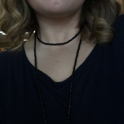 SOLD OUT Small Beaded Double Wrap Necklace Fun Colors - Etsy