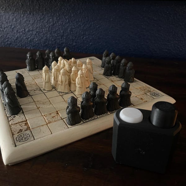 Puzzle Piece Chess Board & Chess Set - Etsy