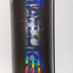 Holographic, Glitter, Glow in the Dark Custom Vinyl Decal Personalized ...