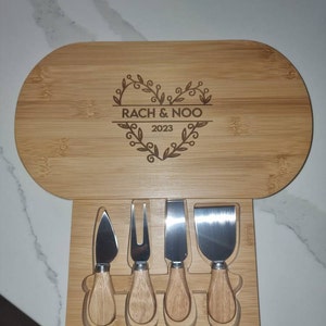 RETIREMENT GIFT IDEA Leaving Gift Personalised Cheeseboard With Your ...
