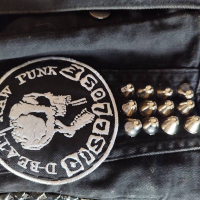 ANTI MUSIC Embroidered Patch Grindcore Mincecore - Etsy