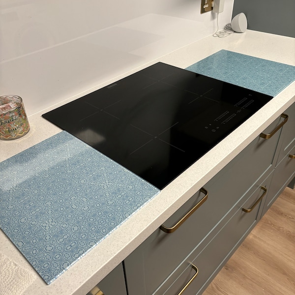 Navy Blue Fish Tile, Ocean Tile Feature Wall, Fish Decor, Pattern ...