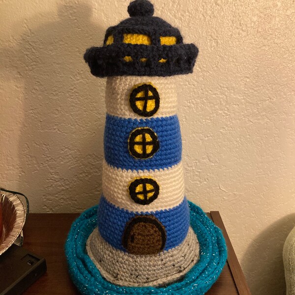 Crochet PATTERN Lighthouse - Crochet Lighthouse - Pdf Pattern ...