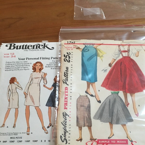 Vogue 8650 Sewing Pattern 80s Fashion Button Front Tie Waist Dress Wide ...