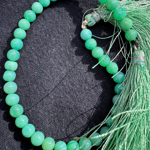 3 Strand AAA Natural Ruby Quartz Smooth Oval Beads Necklace, 8x11 MM ...