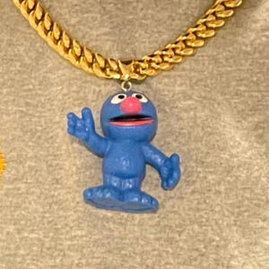 Sesame Street Yellow Big Bird Keychain Backpack Zipper Purse Chain 3 ...