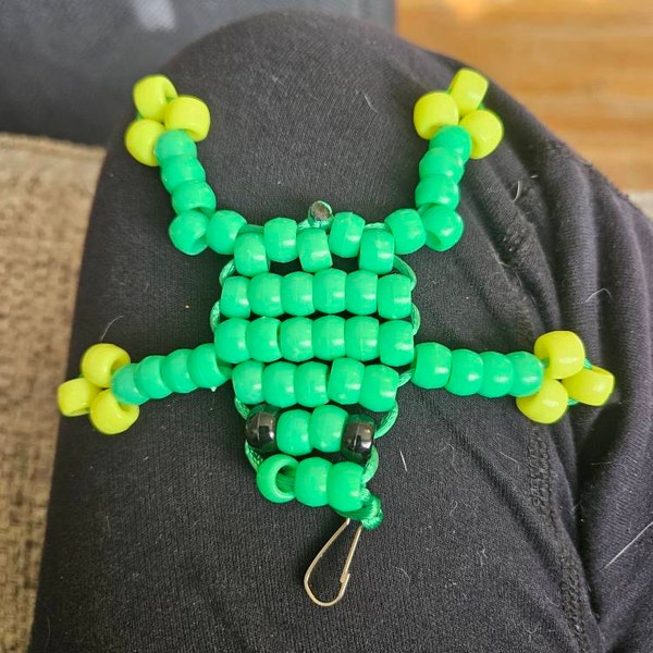 Beaded Turtle Keychain - Etsy