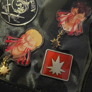 Eldian Star Armbands Marley Lapel Pins Warrior Candidate Soldier - Etsy