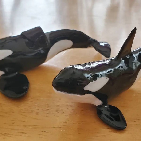 Orca Figurines - Etsy