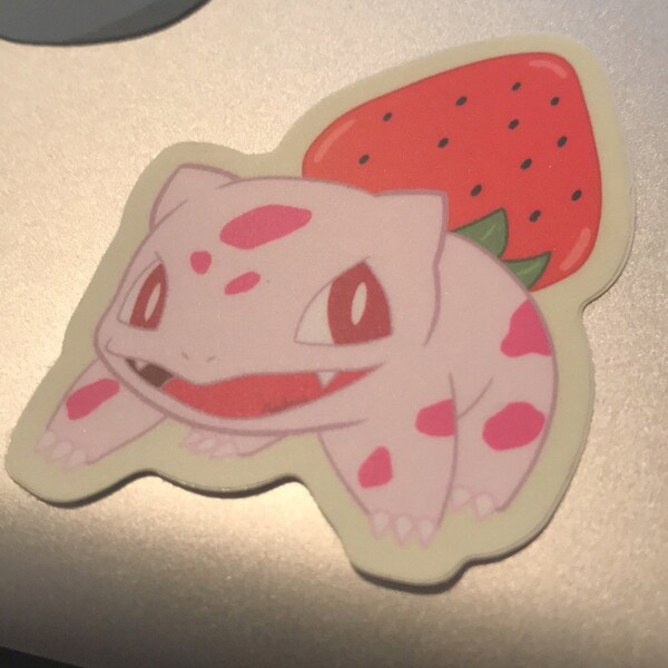 Strawberry Bulbasaur + Strawberry Milk Stickers - Etsy