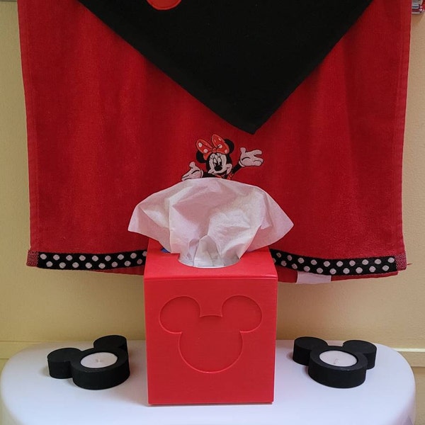 Mickey Mouse Tissue Box Cover, Minnie, Mickey Ears, Disney, Magic ...