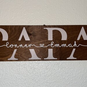 Papa Fathers Day Gift Papa Sign Gift for Papa Rustic Sign for Papa Gift ...