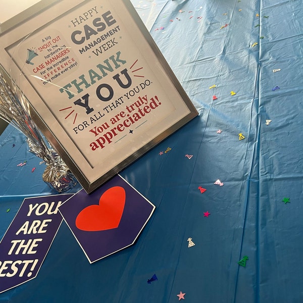 Case Management Week Sign Printable / Case Managers Week Poster / Case ...