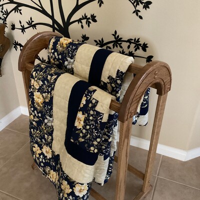 60 Tall Cherry Ladder Quilt Rack 6 Different Widths - Etsy