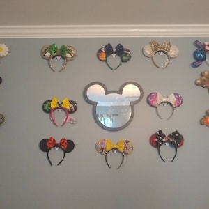 Decorated Mickey Ear Wall Displays 5 10 or 20 Packs - Etsy