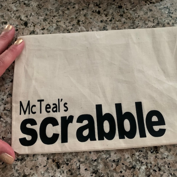 Laser Engraved Custom Scrabble Letter Holder Rack With Your Name or ...