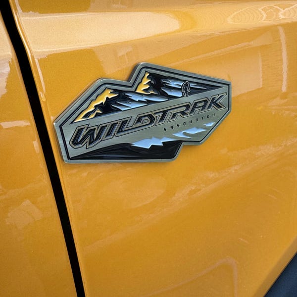 Bronco Badlands Sasquatch Badge / Emblem, Zinc Alloy, Not Plastic ...