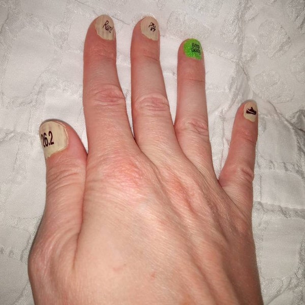 Nail Decals, Marathon Nail Decals, Half Marathon, 10K, 5K, Water ...