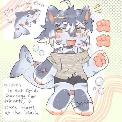 Cute Chibi Base Feral Furry/fursona Lineart Customizable PSD - Etsy