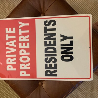 Private Property Residents Only Metal Sign SPP019 Trespassing - Etsy