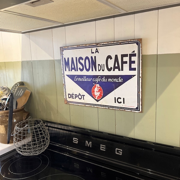 Rare Vintage Style French Coffee Shop Kitchen Sign - Etsy UK