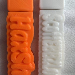 Personalised iPhone and Android 3D Rubber Tag, Custom Cable Tags, Great ...