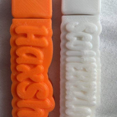 Personalised iPhone and Android 3D Rubber Tag, Custom Cable Tags, Great ...