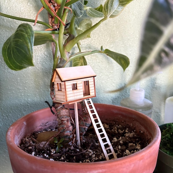 Plant Mini Treehouse - Etsy