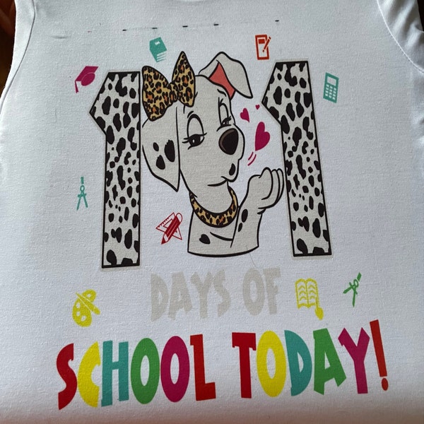 101 Days of School Dalmatian Dog Svg, 101 Days Smarter Svg, 101 Days of ...