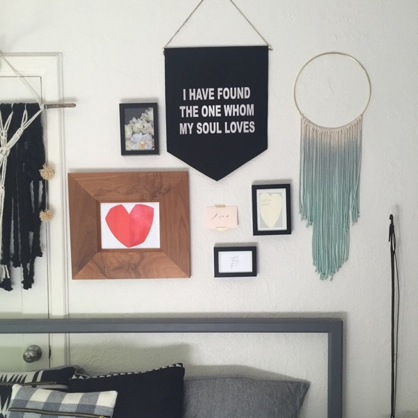 Handmade Large CUSTOM Wall Banner - Large Custom Hanging Wall Banner ...