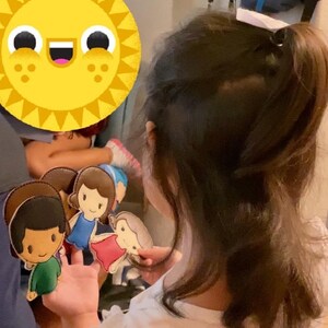 Samson and Delilah Finger Puppets. Bible Story Finger Puppets - Etsy