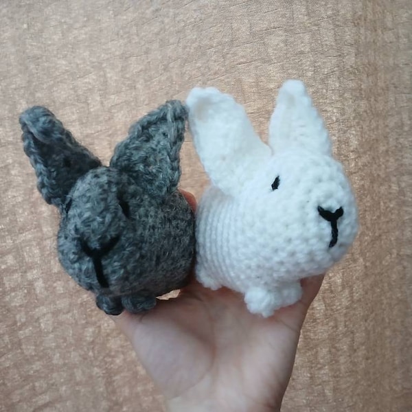 Crochet Pattern DWARF RABBIT / Crochet PATTERN Plush Toy / Amigurumi ...