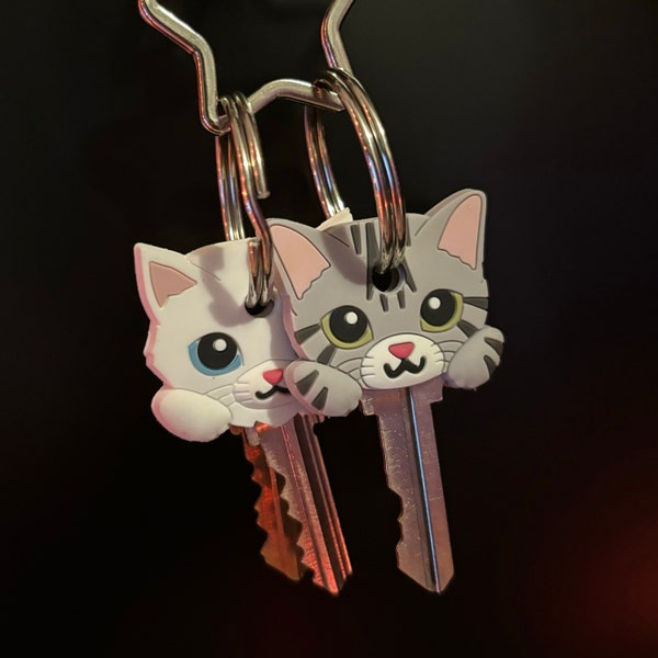 Cat Key Cover/ Key Identifier - Etsy